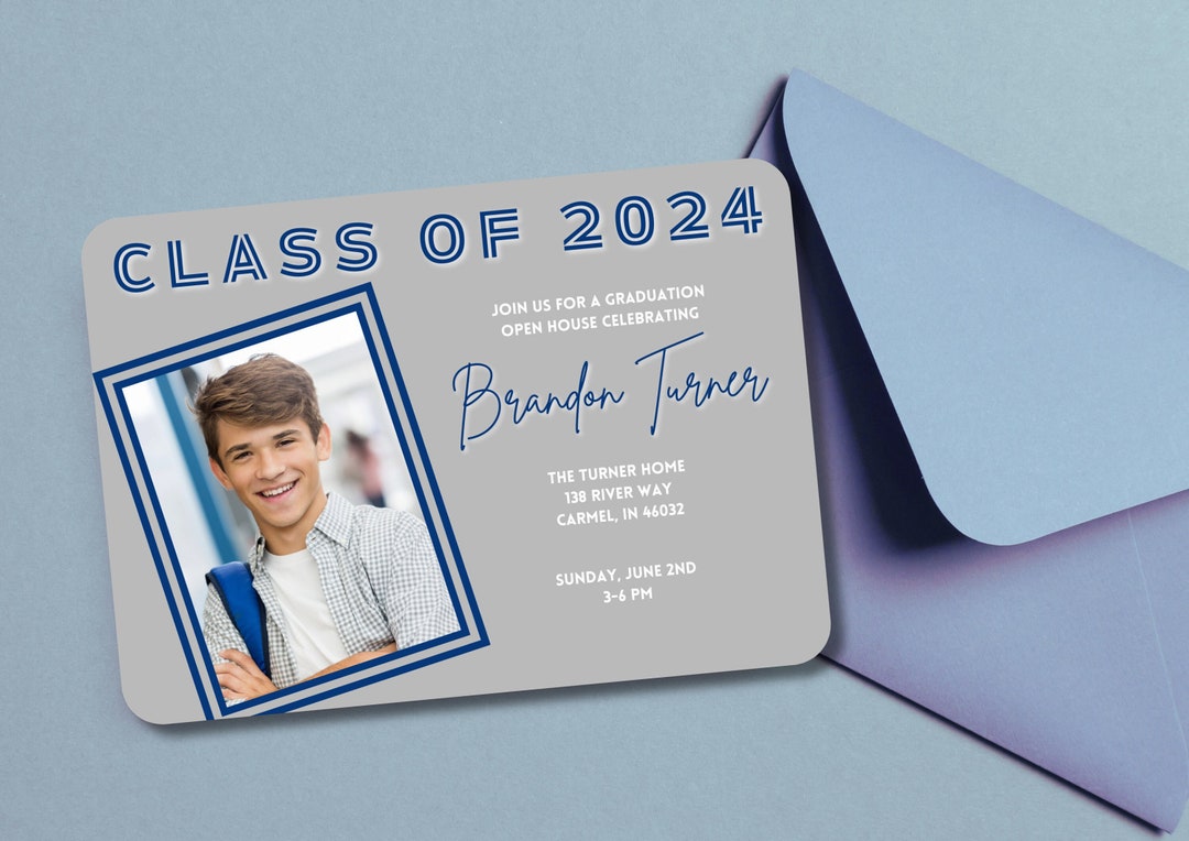 Graduation Party Invitation 2024 College Graduate Invite High School ...