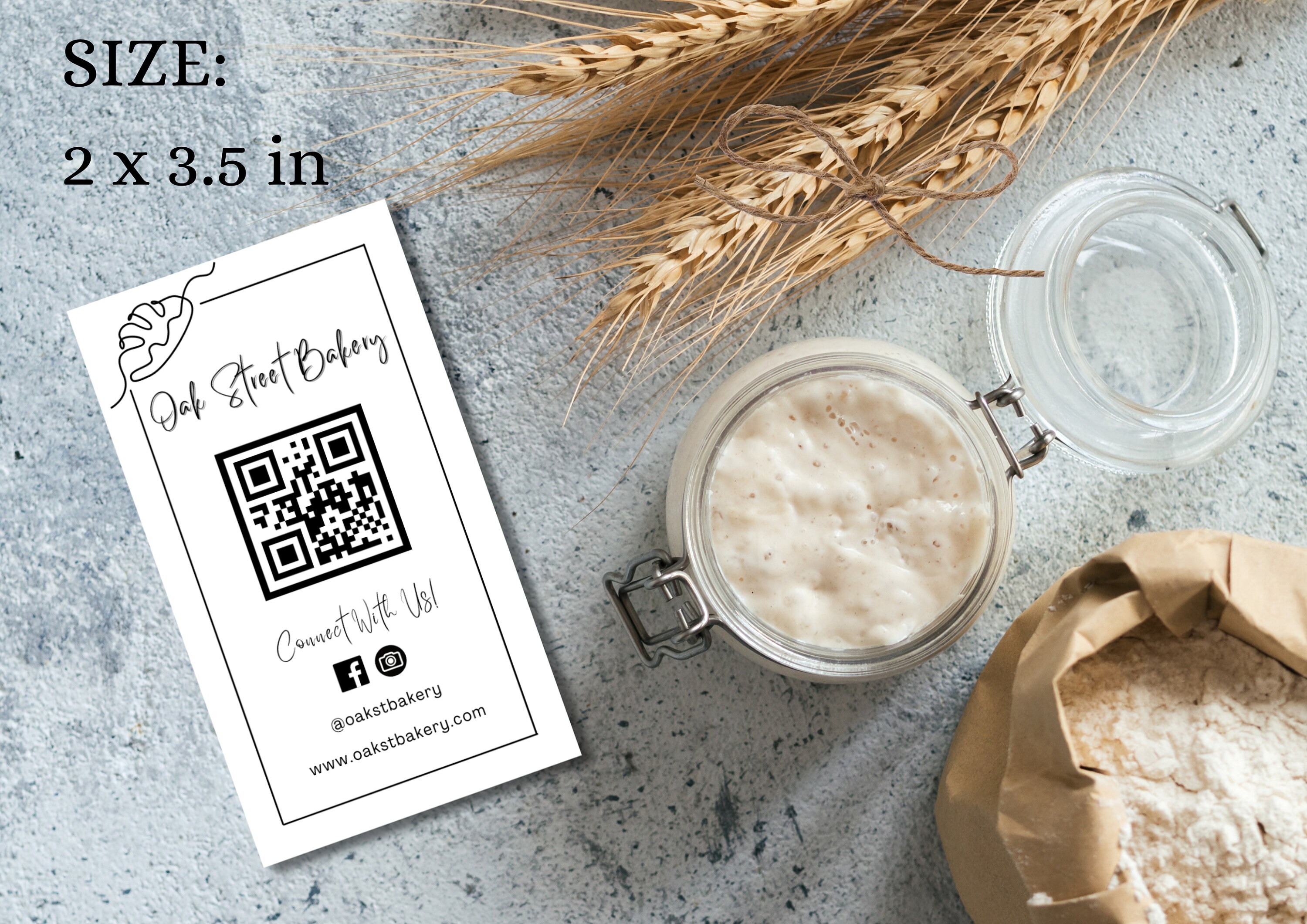 Sourdough Bread Menu, Pricing & Options List; Custom QR Code Business ...