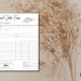 Sourdough Order Form, Bread Bakery Order Sheet, Printable Template ...