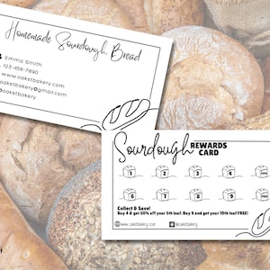 COMPLETE SOURDOUGH BUNDLE: Bread Thank You Card & Tags; Bread ...