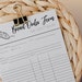 Sourdough Order Form, Bread Bakery Order Sheet, Printable Template ...
