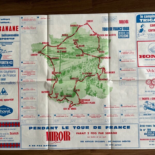 Tour De France - Etsy