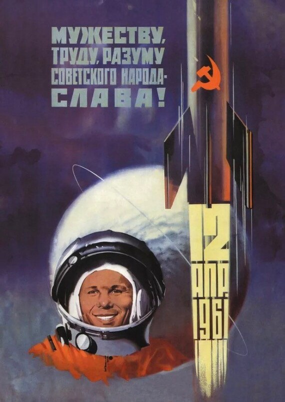 Soviet Space Poster