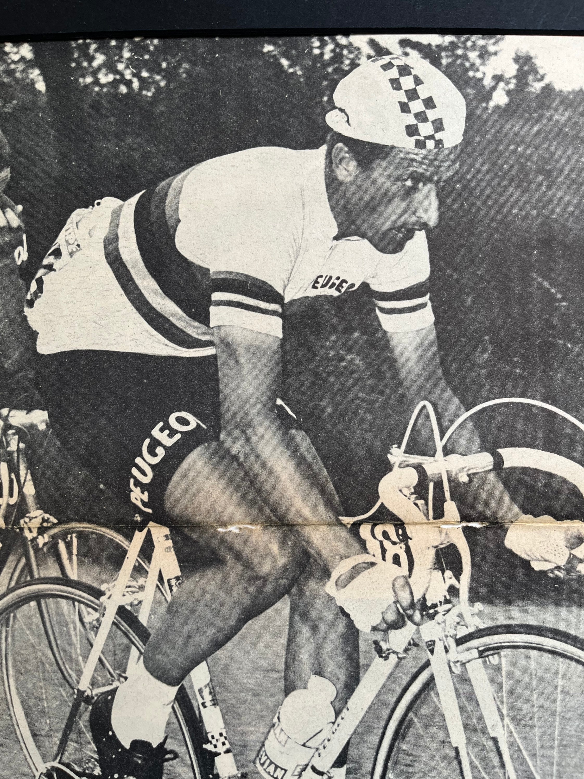 Tom Simpson / Peugeot Original Vintage Cycling Print 1966 - Etsy