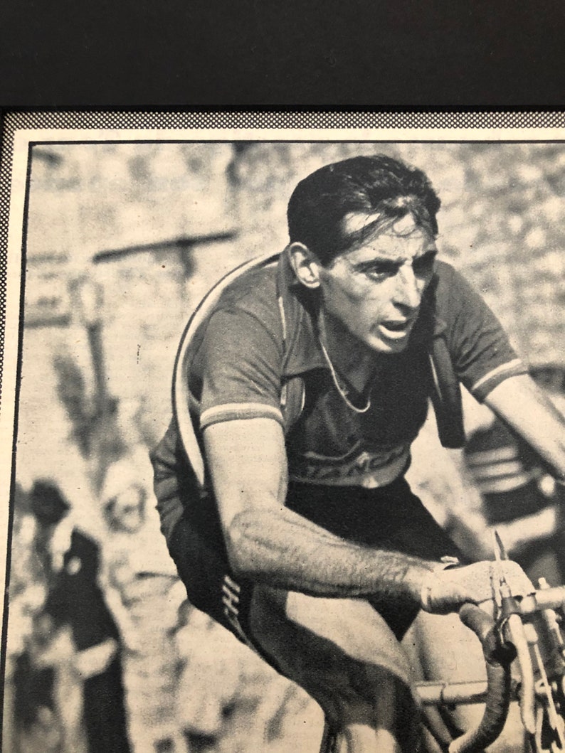 Fausto Coppi / Bianchi Original Vintage Cycling Print 1953 - Etsy UK