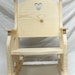 Child's Rocking Chair, Unfinished Pine W/hearts - Etsy