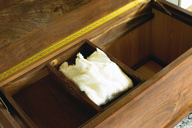 Hope Chest, Large, Cedar Lined With Tray, Walnut (pic), Maple, or Oak ...