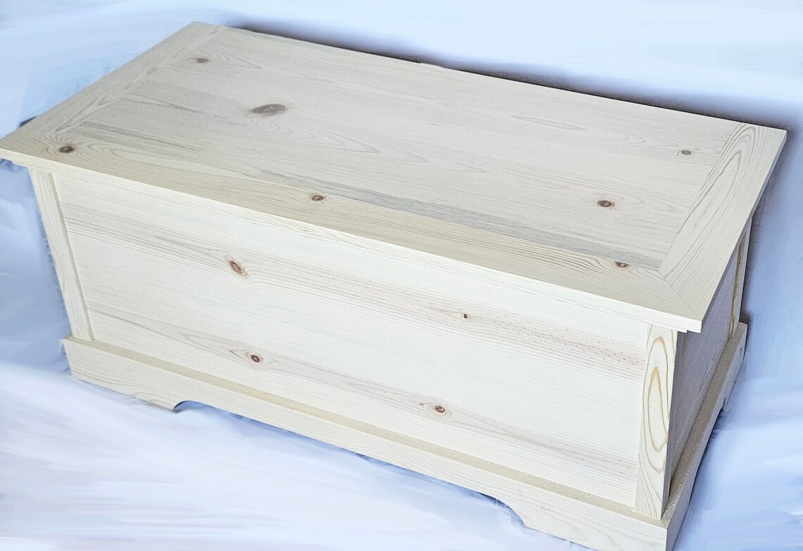 Hope Chest, Large, Unfinished Pine, Cedar Lined - Etsy