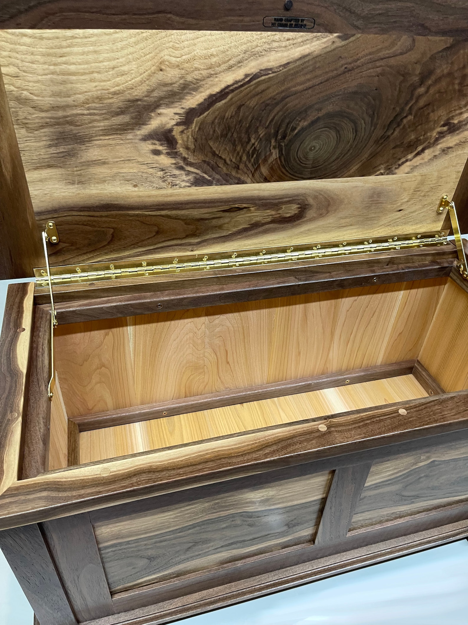 Hope Chest Panel Chest Cedar Lined Walnut pic Maple - Etsy