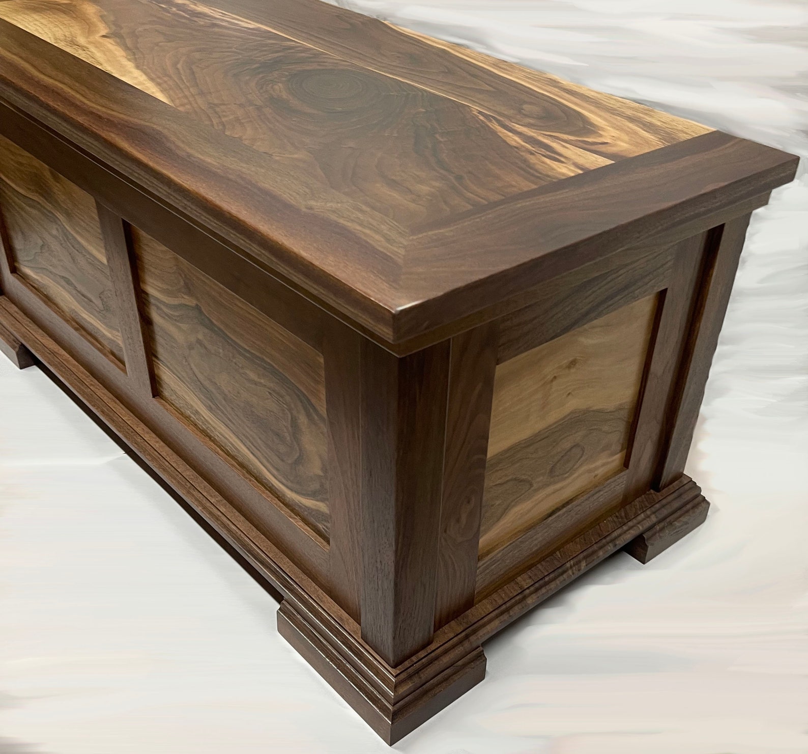 Hope Chest Panel Chest Cedar Lined Walnut pic Maple - Etsy