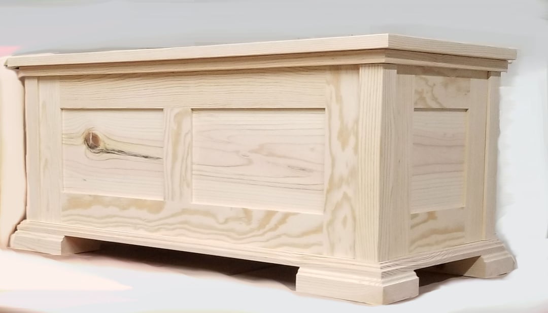 Hope Chest, Unfinished, Cedar Lined, Walnut, Maple, Oak, Pine (pic) - Etsy