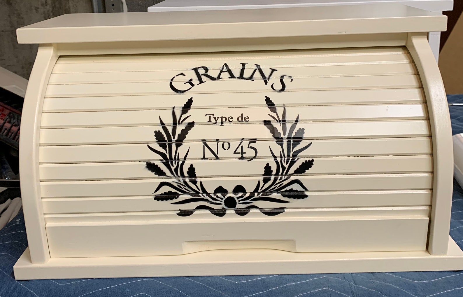 Bread Box Oversized/large You Choose Color With Stencil | Etsy