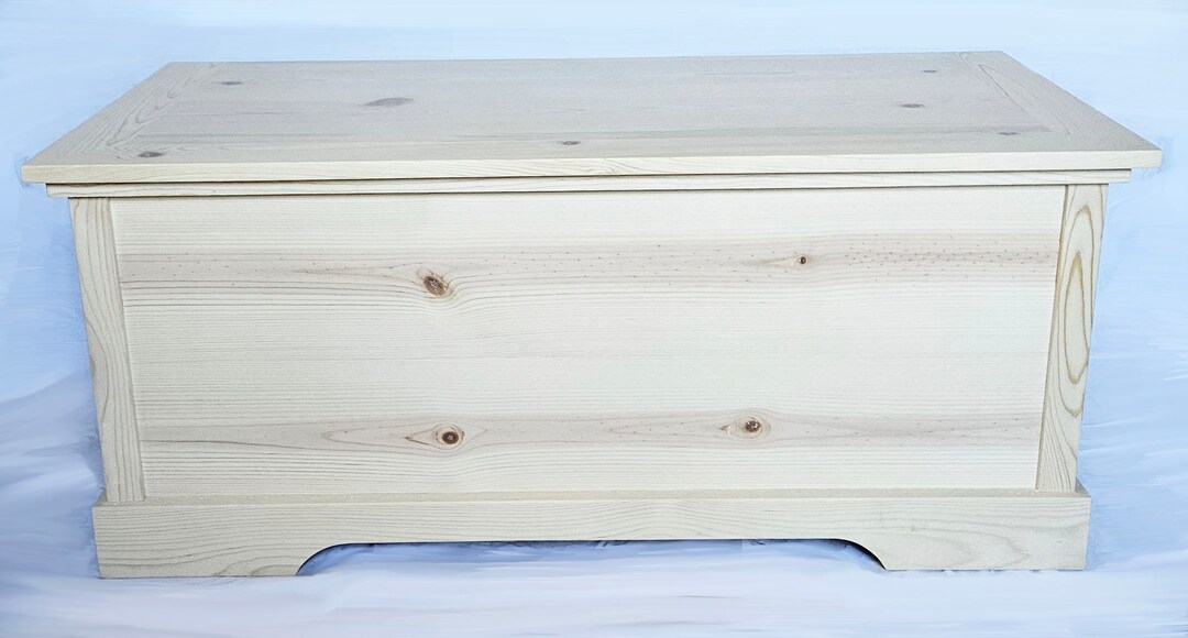 Hope Chest, Large, Unfinished Pine, Cedar Lined - Etsy