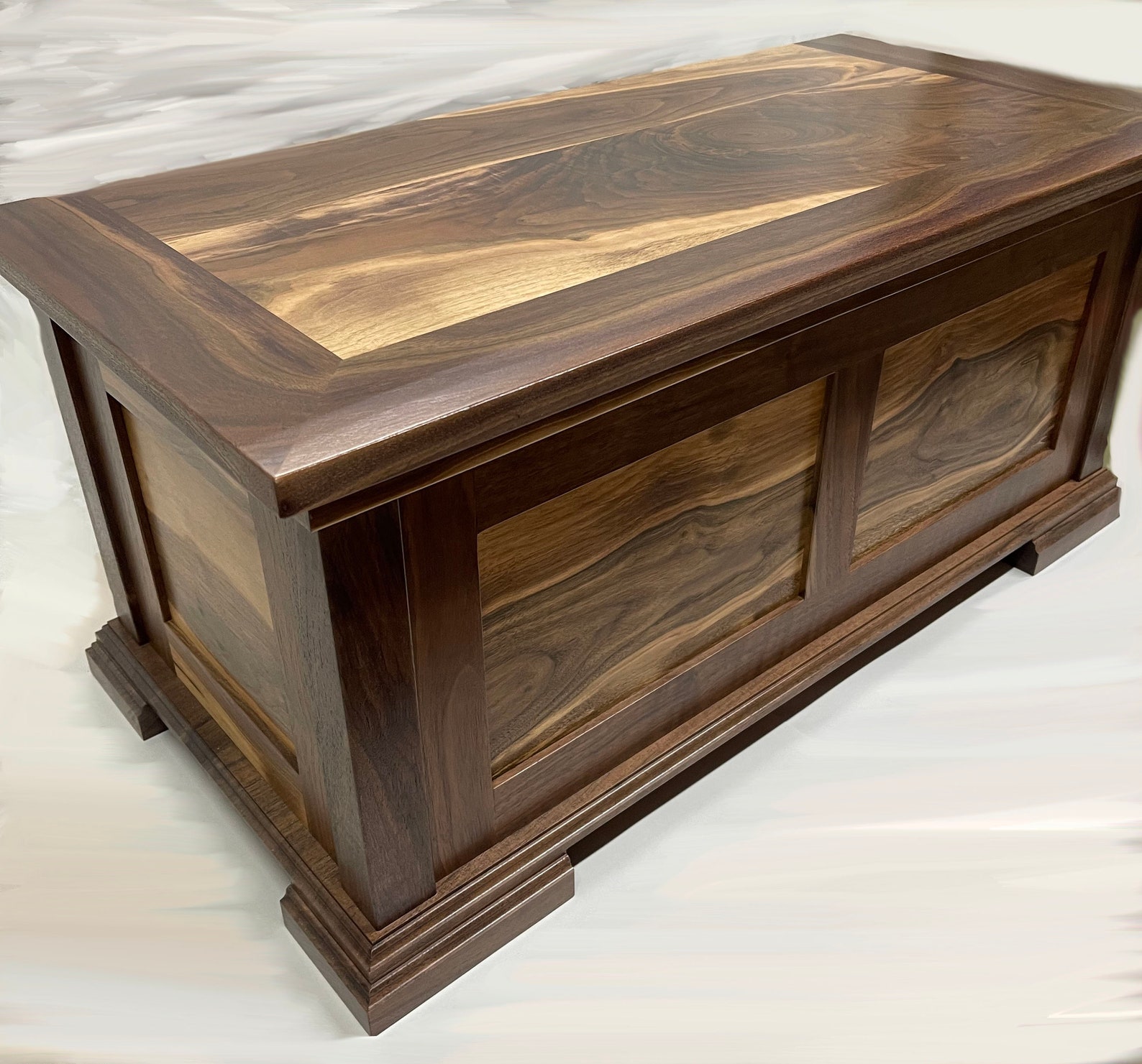 Hope Chest, Panel Chest, Cedar Lined, Walnut (pic) or Oak - Etsy