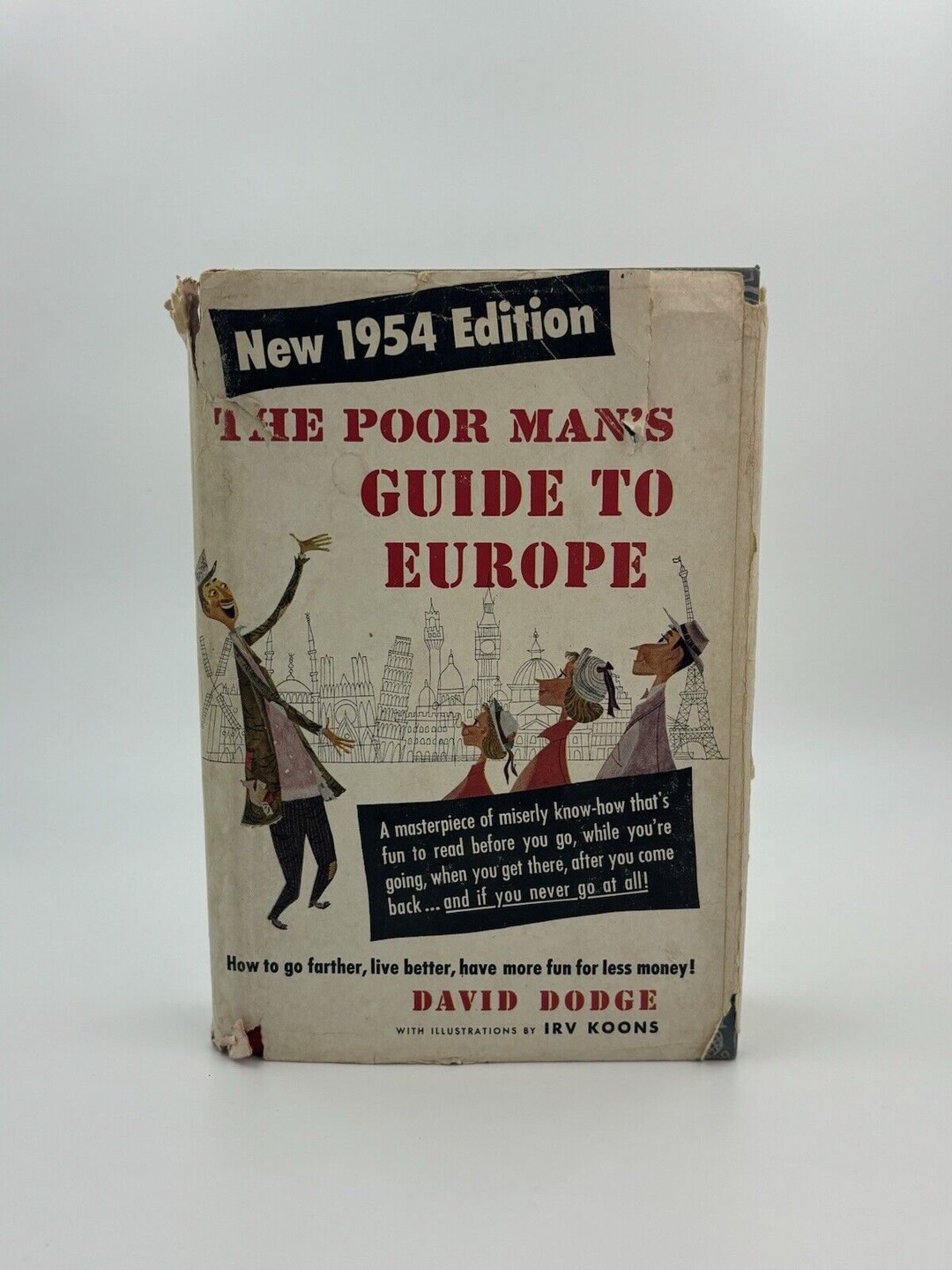 1954 the Poor Mans Guide to Europe David Dodge - Etsy
