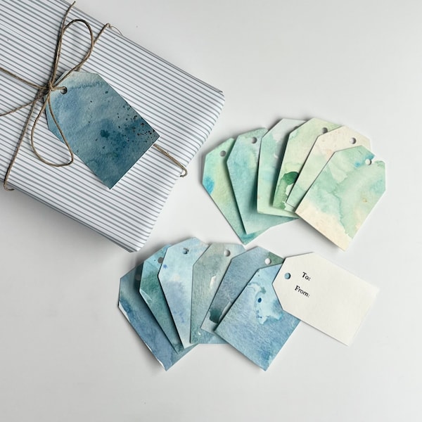 Hand Painted Tags - Etsy