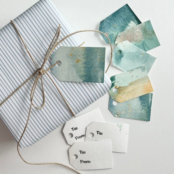 Hand Painted Tags - Etsy