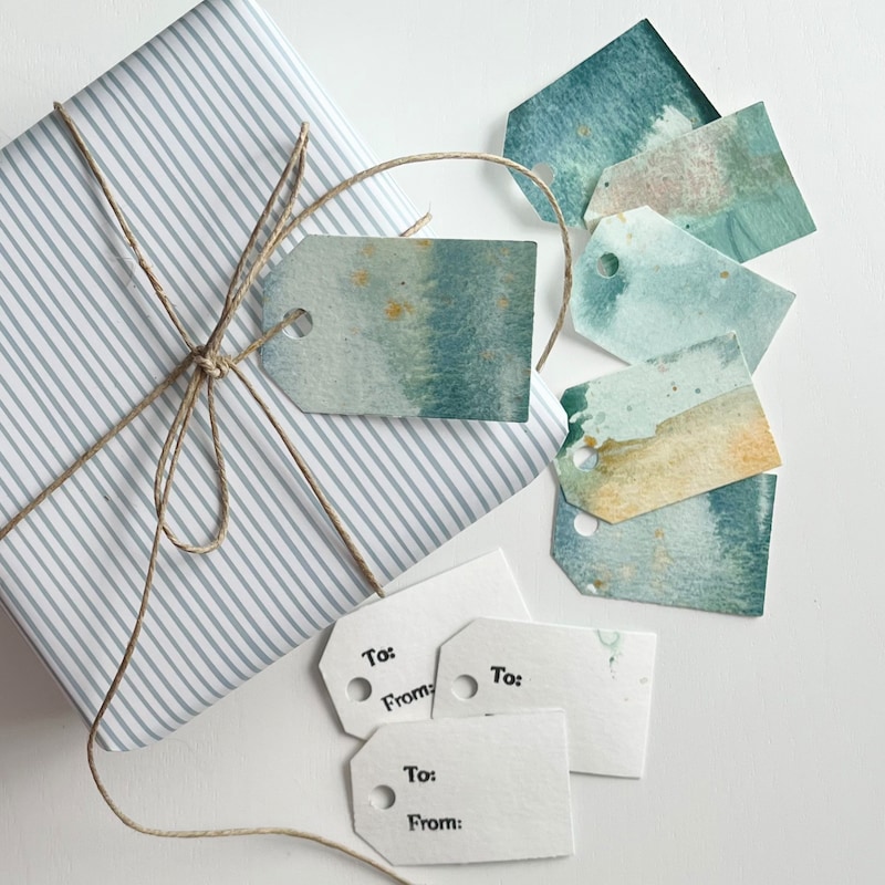 Hand Painted Tags - Etsy