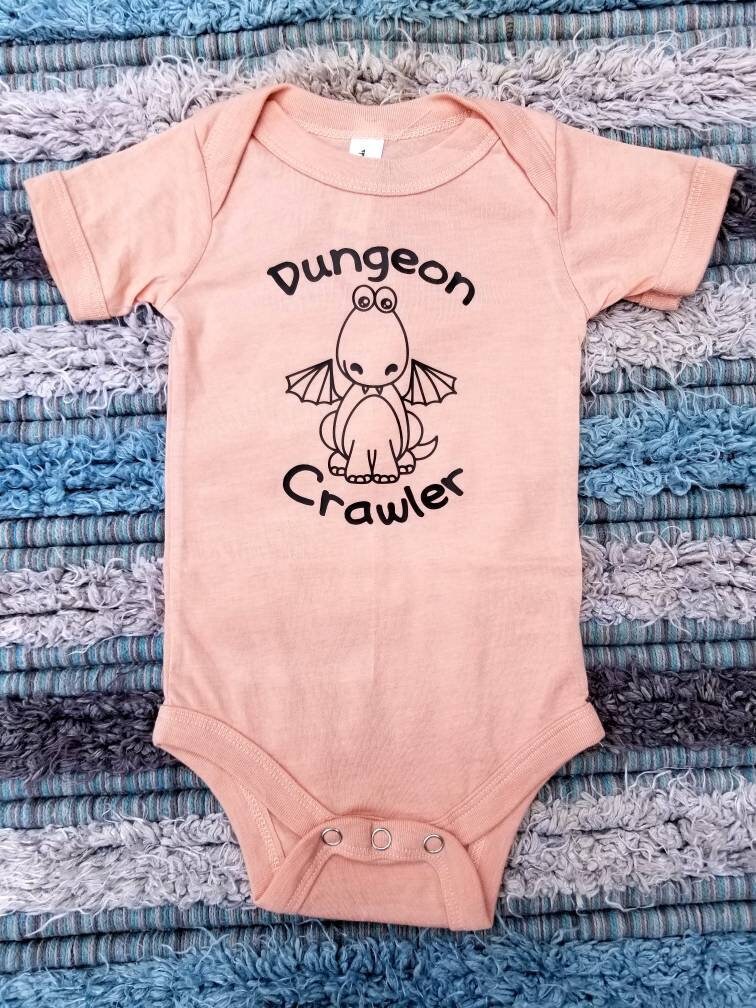 Dnd Baby Shirt dungeon Crawler. Dnd Baby Dnd - Etsy Australia