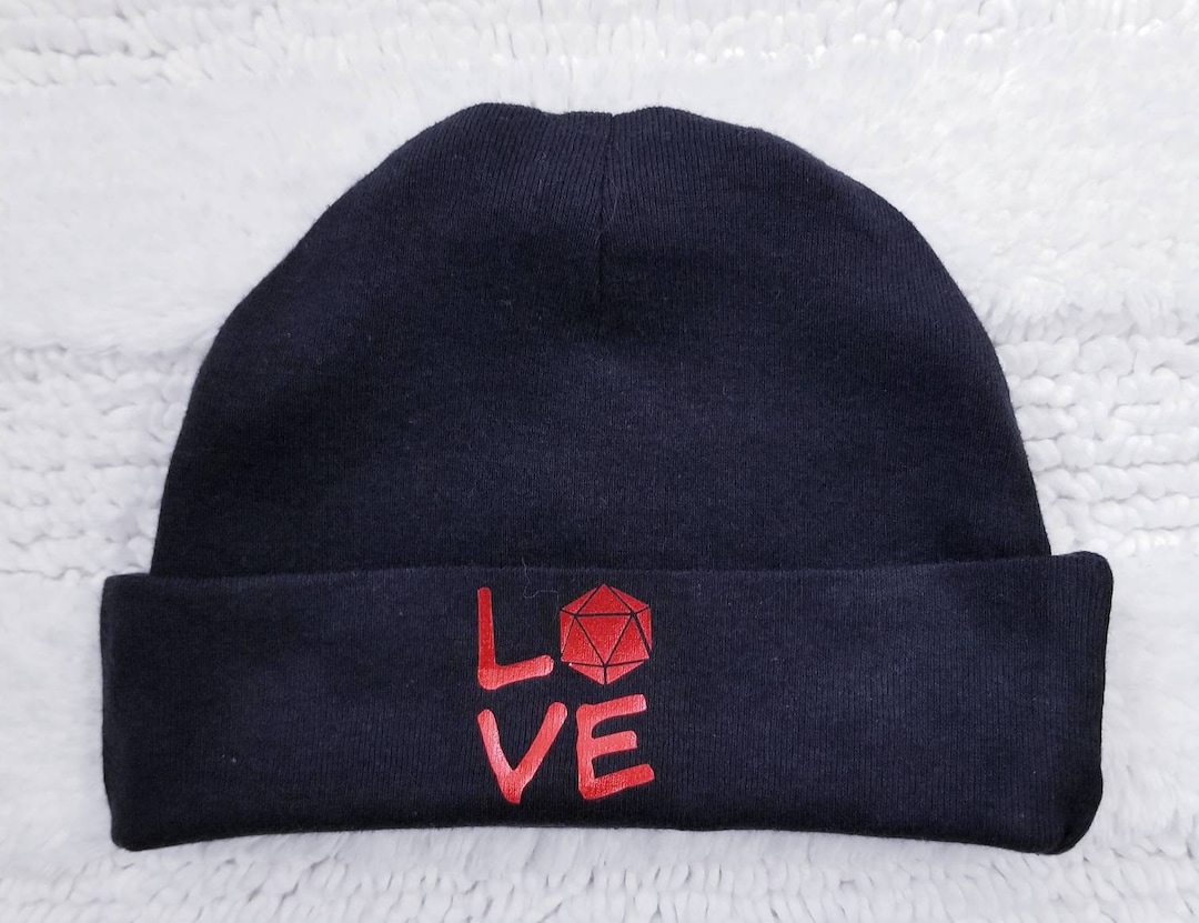 Dnd Baby Rib Cap- "love". Dungeons Dragons RPG Dnd Gaming D&D Tabletop ...