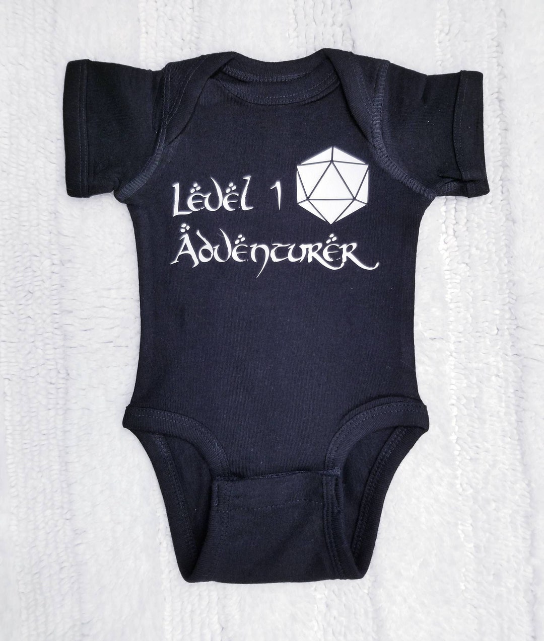 Dnd Baby Shirt- "level 1 Adventurer". Dnd Baby, Dnd Gifts, Anime Baby ...