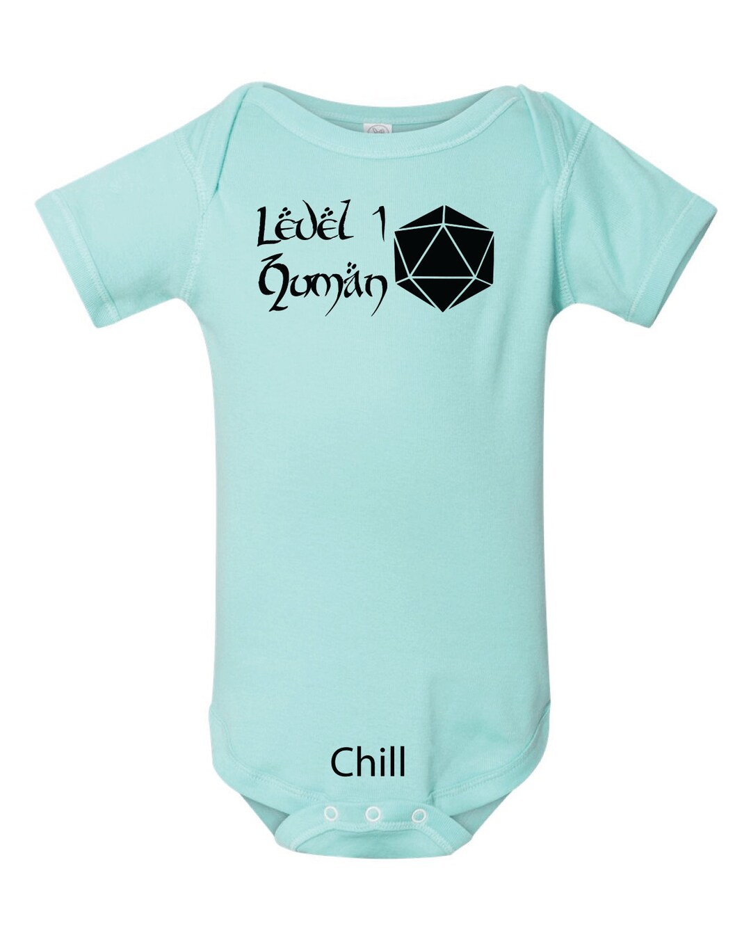 D&D Baby Shirt Level 1 Mensch. Dnd Baby, DnD Geschenke, Anime Baby ...