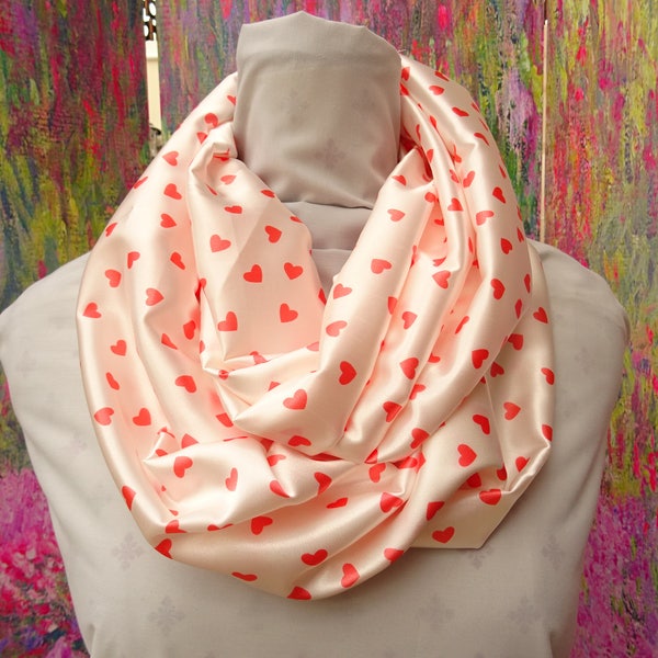 Coral Infinity Scarf - Etsy