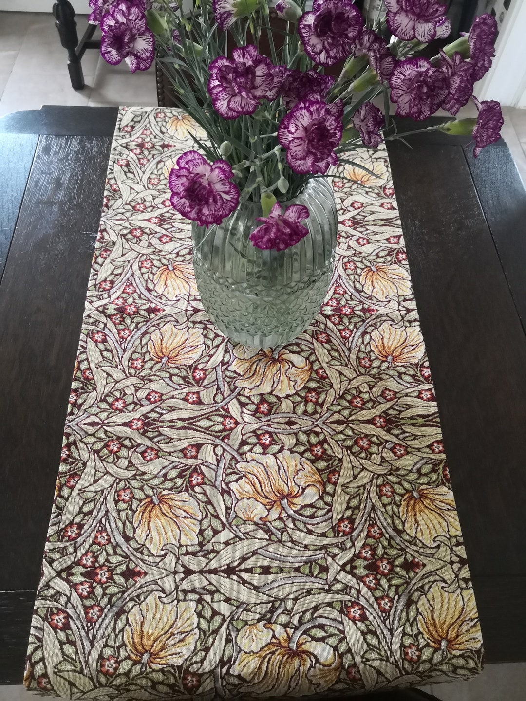 William Morris Tapestry Table Runners. 3 Colours, 135cm X 40 or 45cm ...
