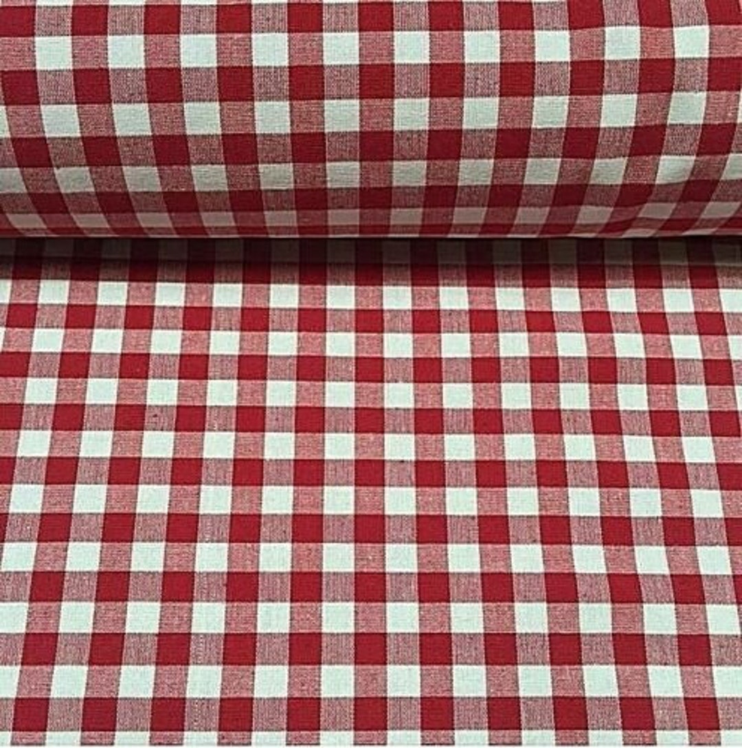 Red Gingham Table Runner. 100 X 40cm or 145 X 40cm - Etsy