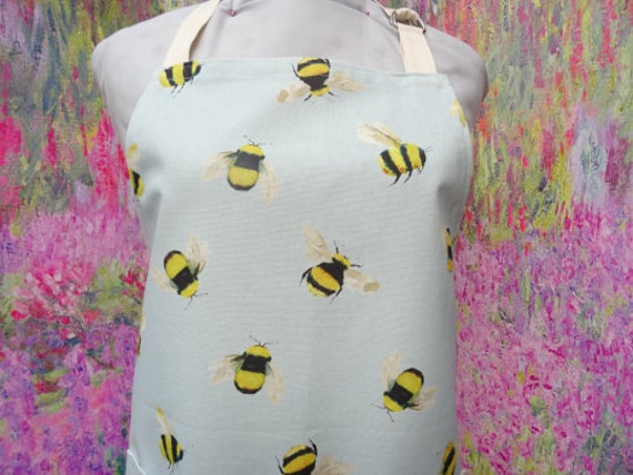 Bumble BEE Apron with/without pocket and adjustable neck | Etsy