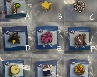 Fursona Pins Mini Pins Variety Tiny Pins List A - Etsy