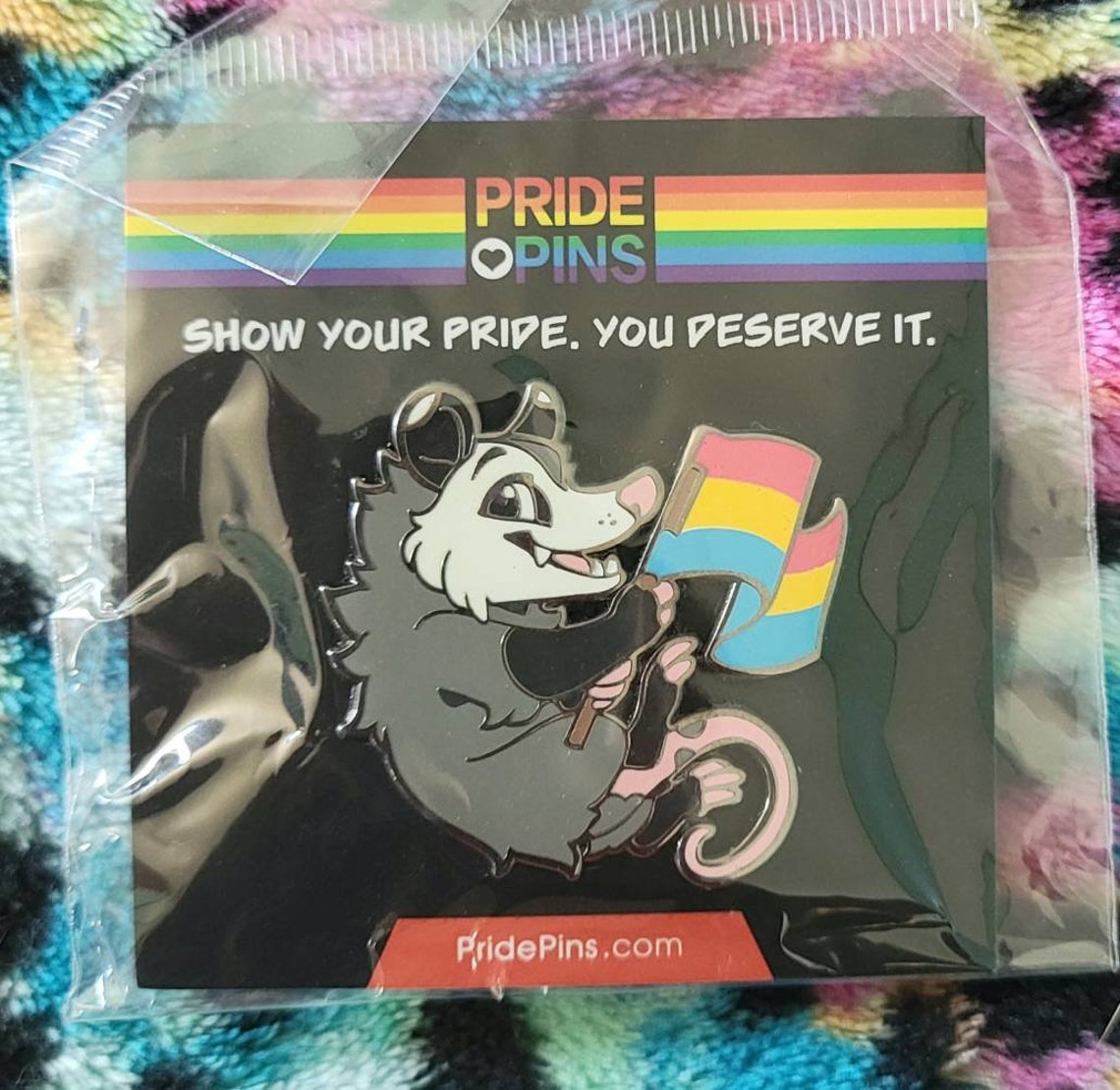 Pansexual Pride Flag Fursona Pins Pride Pins B GRADE - Etsy