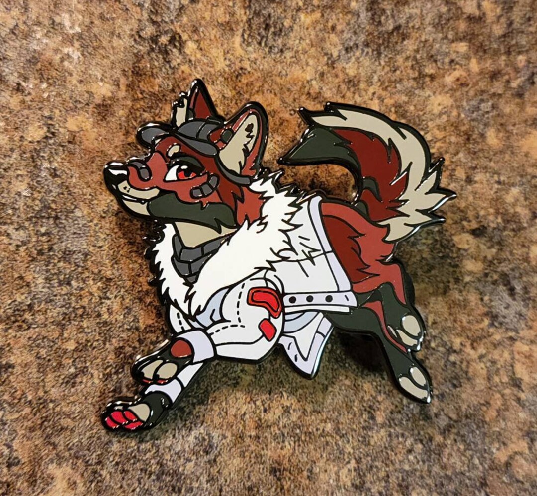 Fursona Pins G-rave Dancer Dhole Recolor #1058 - Etsy