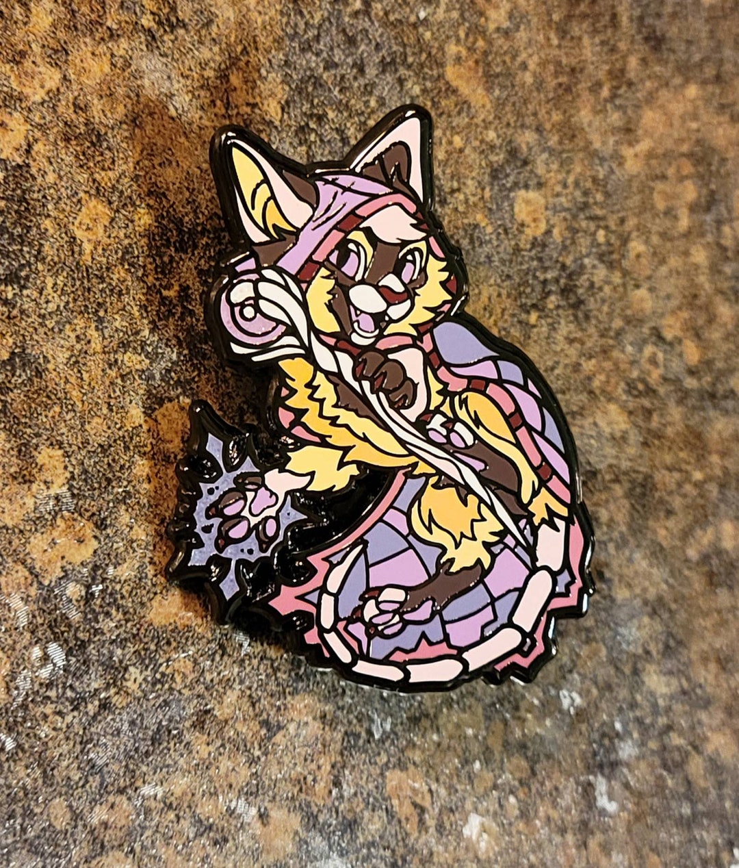 Fursona Pins Pumpkin Wizard Lykoi Cat Adopt #1131 - Etsy