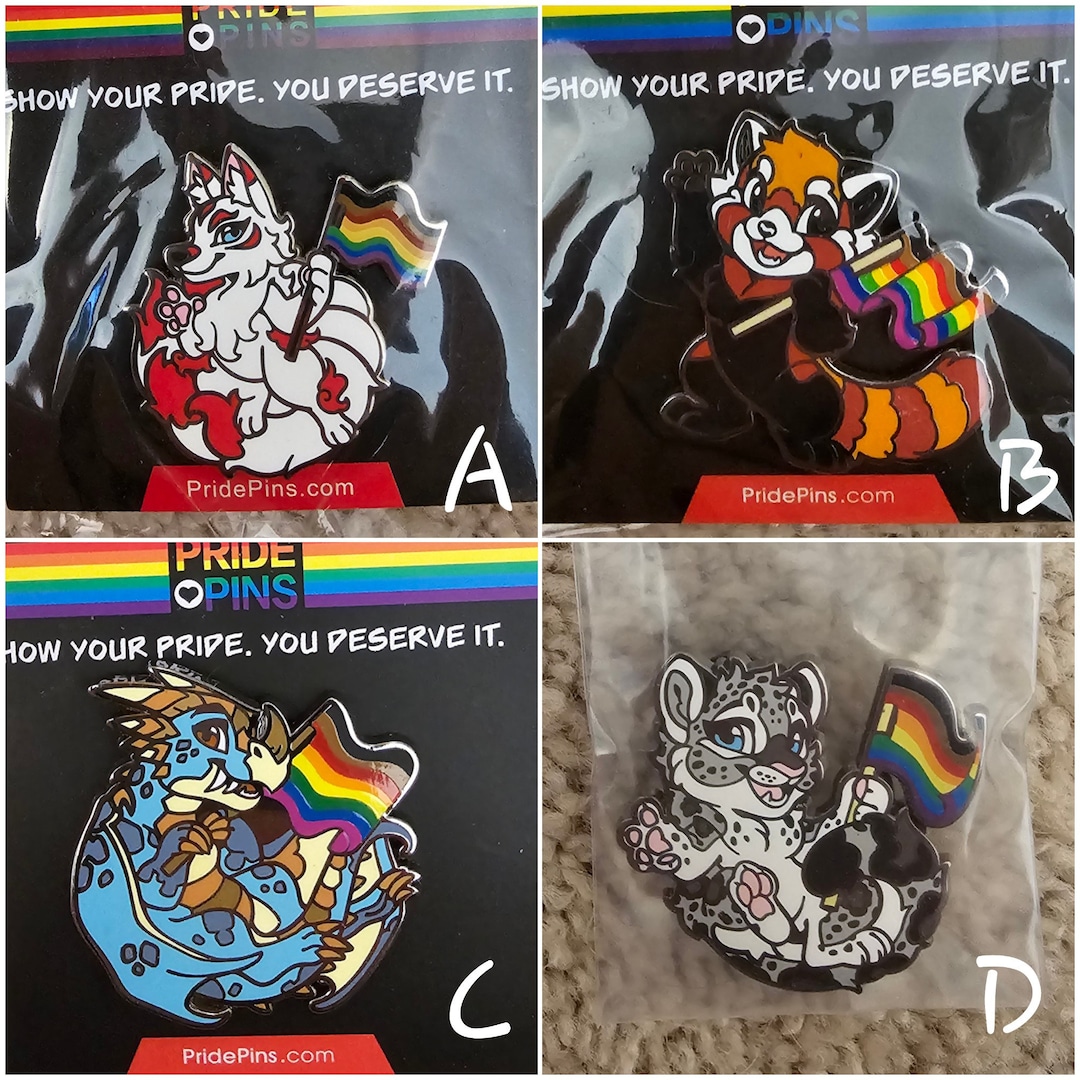 People of Color Poc Pride Flag Fursona Pins Pride Pins B GRADE - Etsy