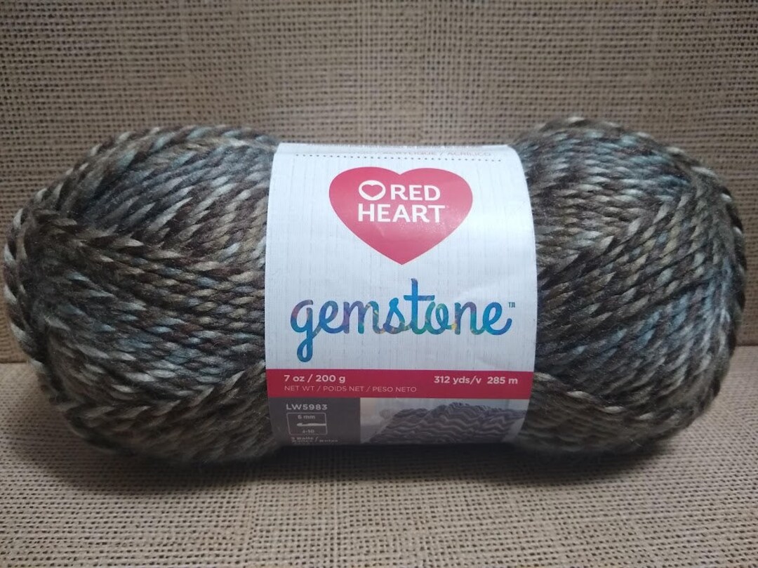 Red Heart Gemstone Yarn - Etsy