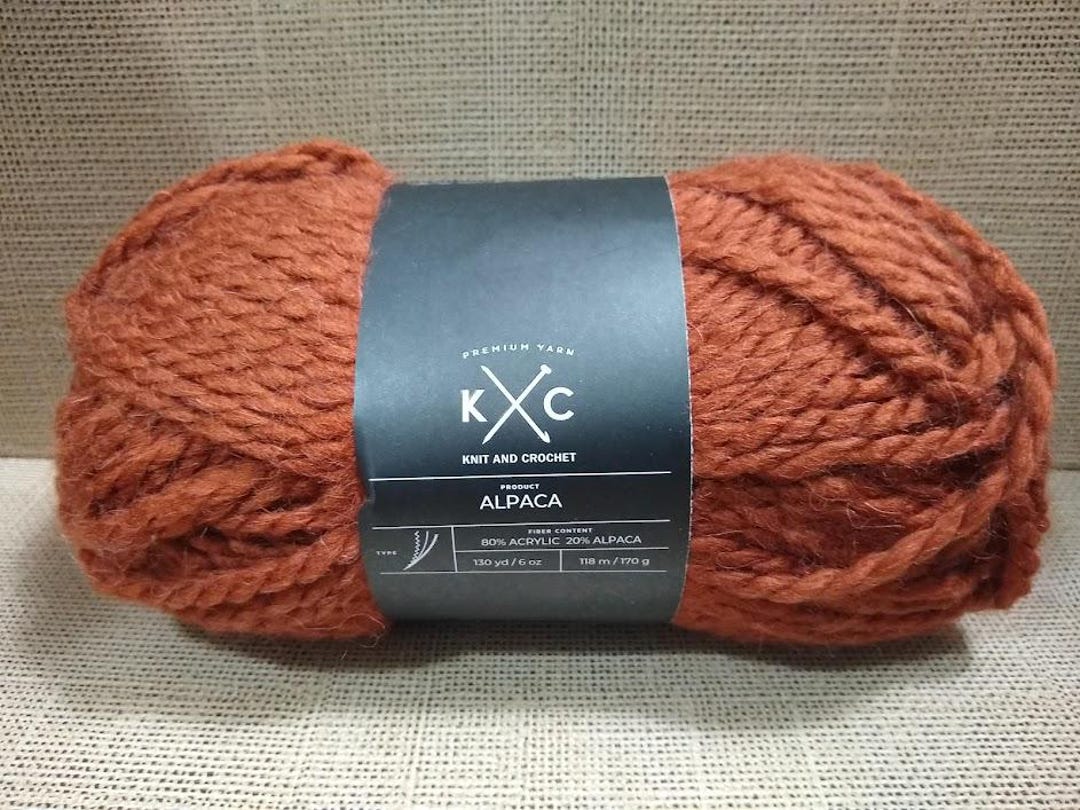 K&C / Buttercream / Rust Alpaca Yarn - Etsy