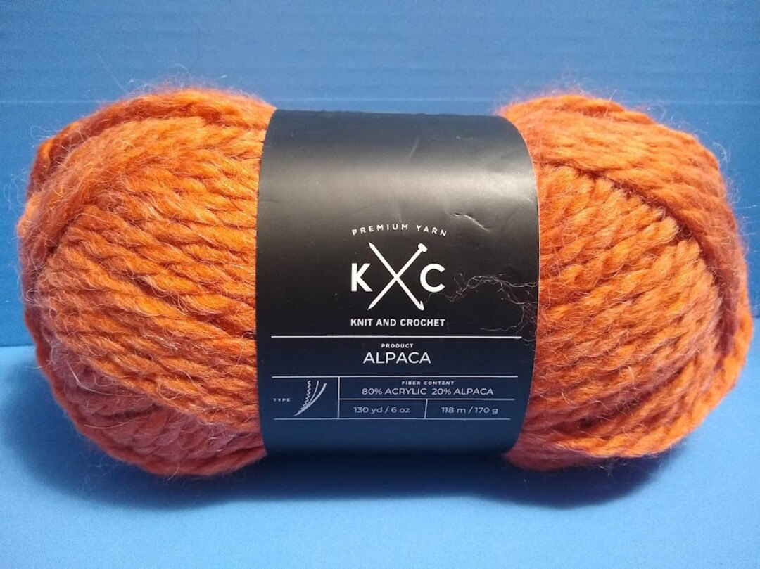 K&C / Buttercream / Pumpkin Alpaca Yarn - Etsy