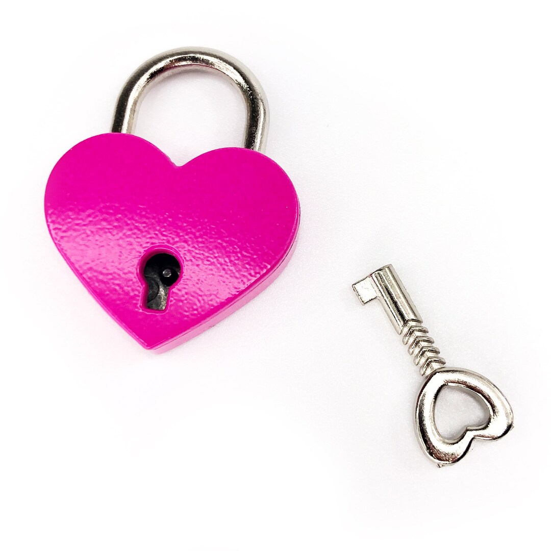 Heart Lock in Assorted Colors - Etsy
