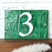 Handmade Ceramic House Number Sign | Botanical Address Plate - Etsy