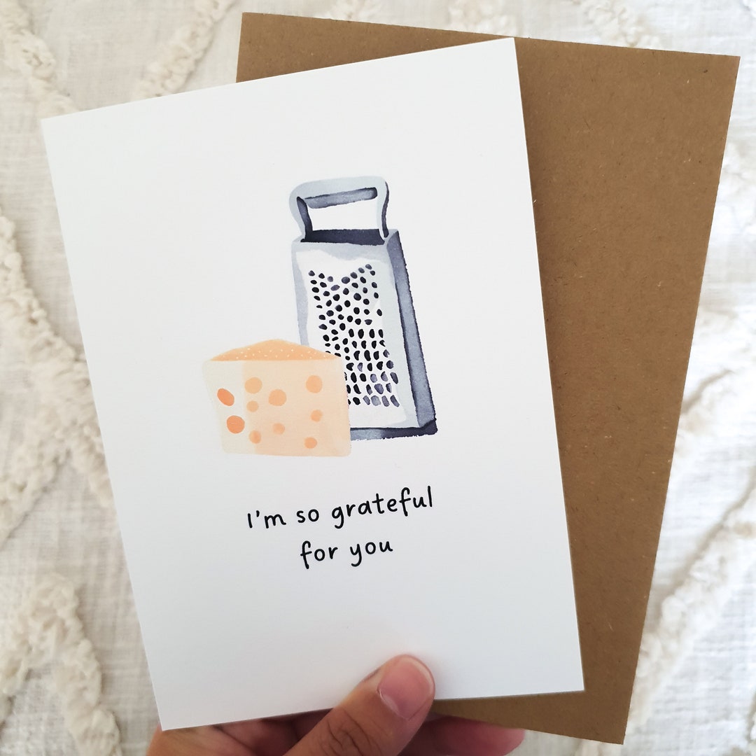 Funny Thank You Pun Card Gratitude Appreciation Card for Coworker Card ...