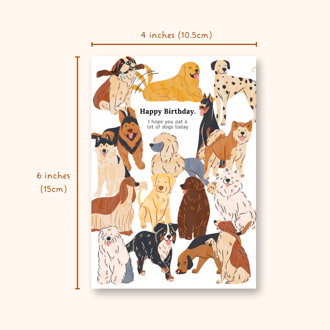 Cute Cat Birthday Card Cat Lover Card Card for Cat Mum Cartoon Cats ...