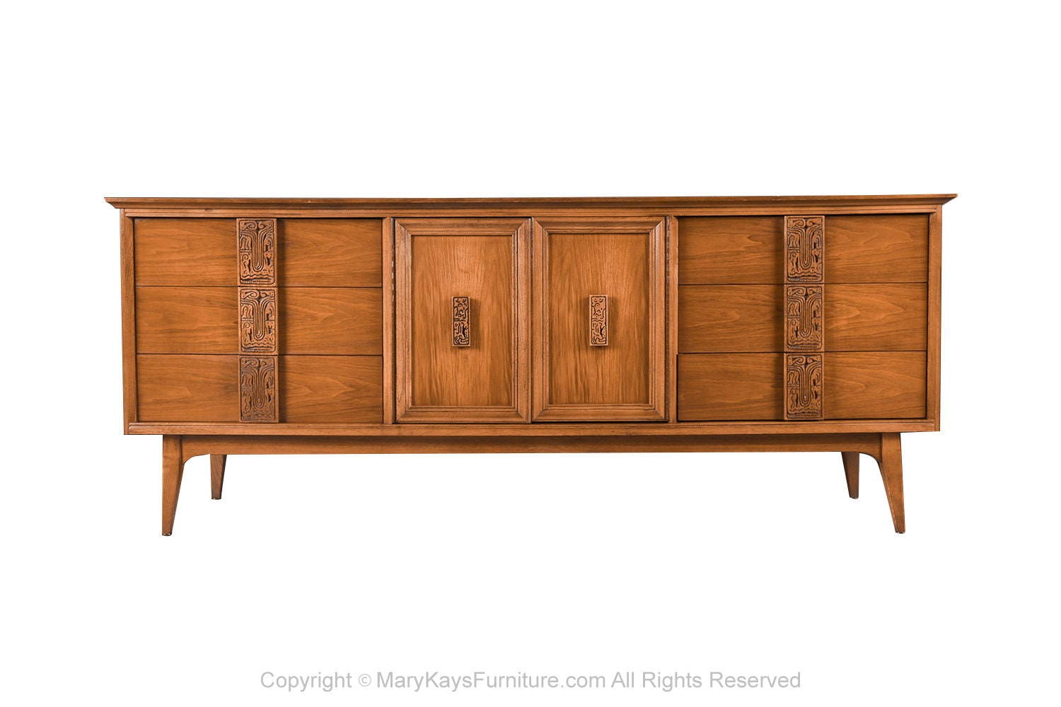 Mid Century Credenza Dresser Bassett Mayan Etsy UK