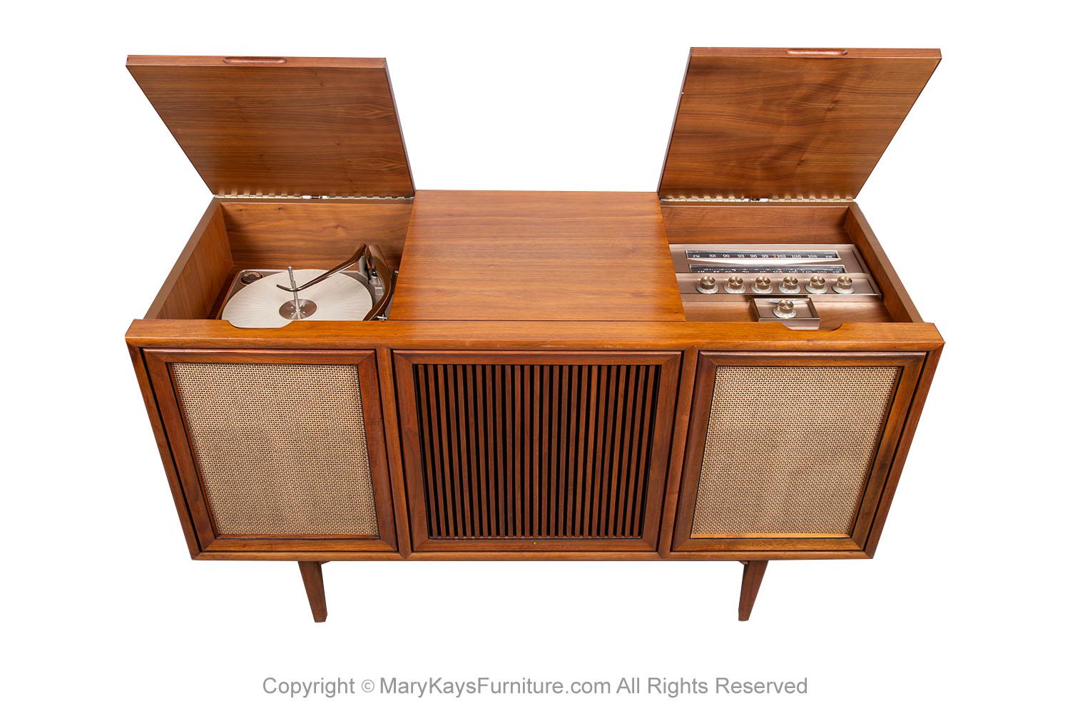 Mid-century Walnut Stereo Console Drexel Declaration - Etsy