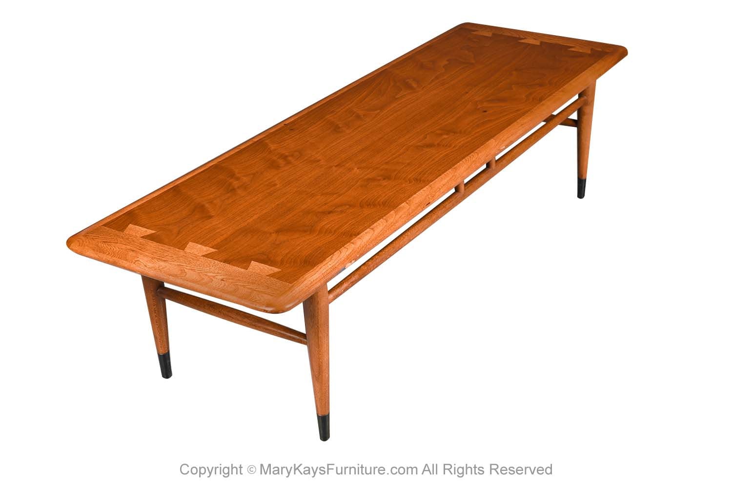 Mid Century Dovetail Coffee Table Lane Acclaim - Etsy