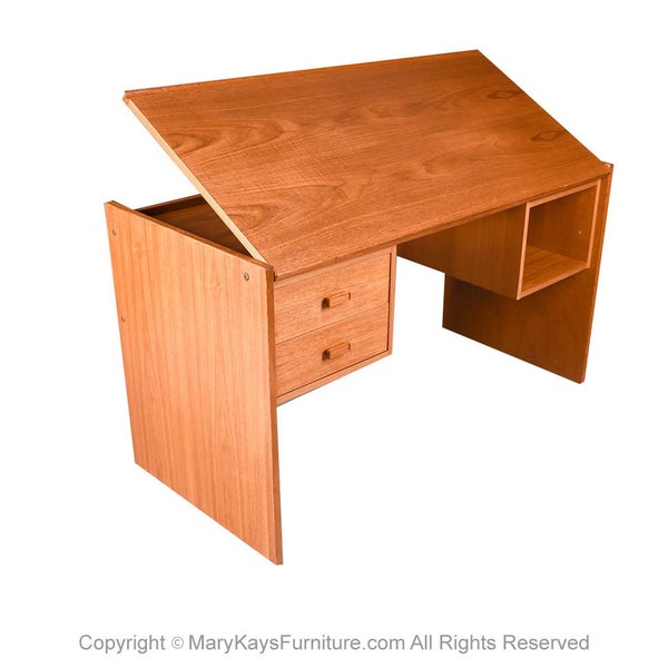 Mid Century Drafting Table - Etsy