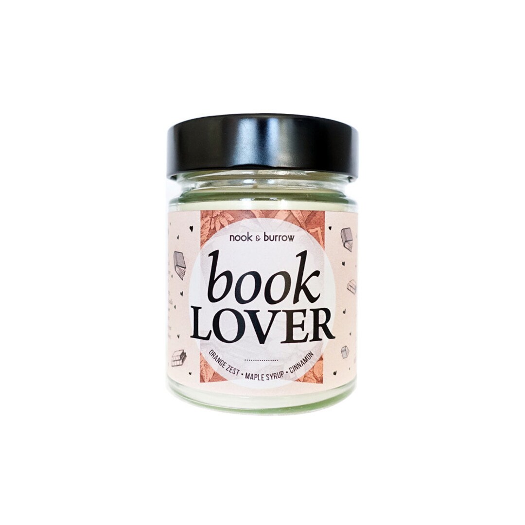 Book Lover Soy Wax Candle - Etsy