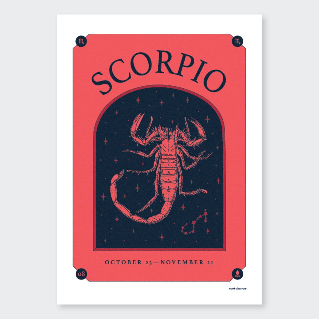 Scorpio | A4 Print - Etsy