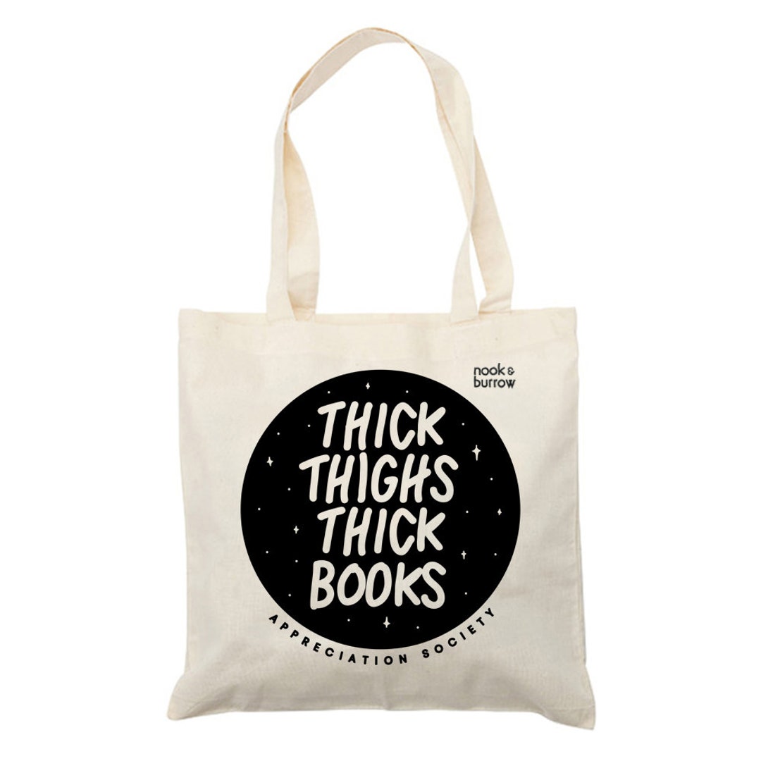 Thick Thighs Thick Books | Tote Bag - Etsy