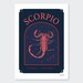Scorpio A4 Print - Etsy